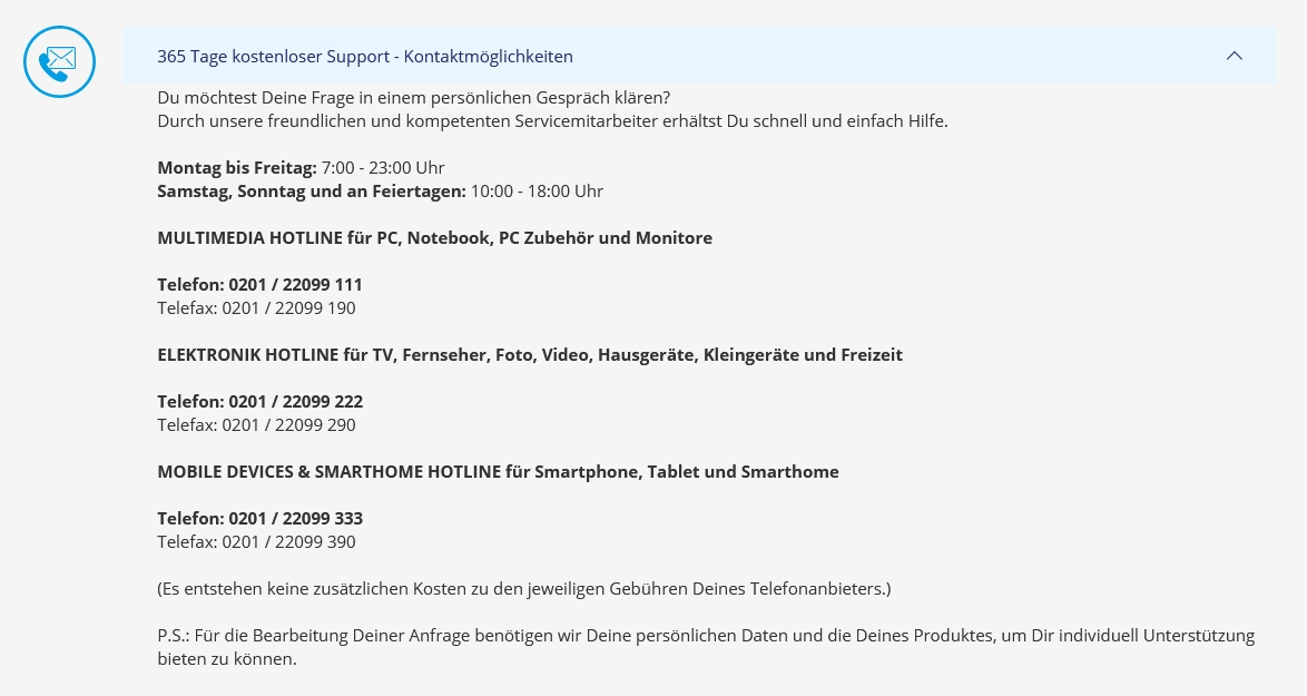 Keine Lieferung und schweigender Support - MEDION Community