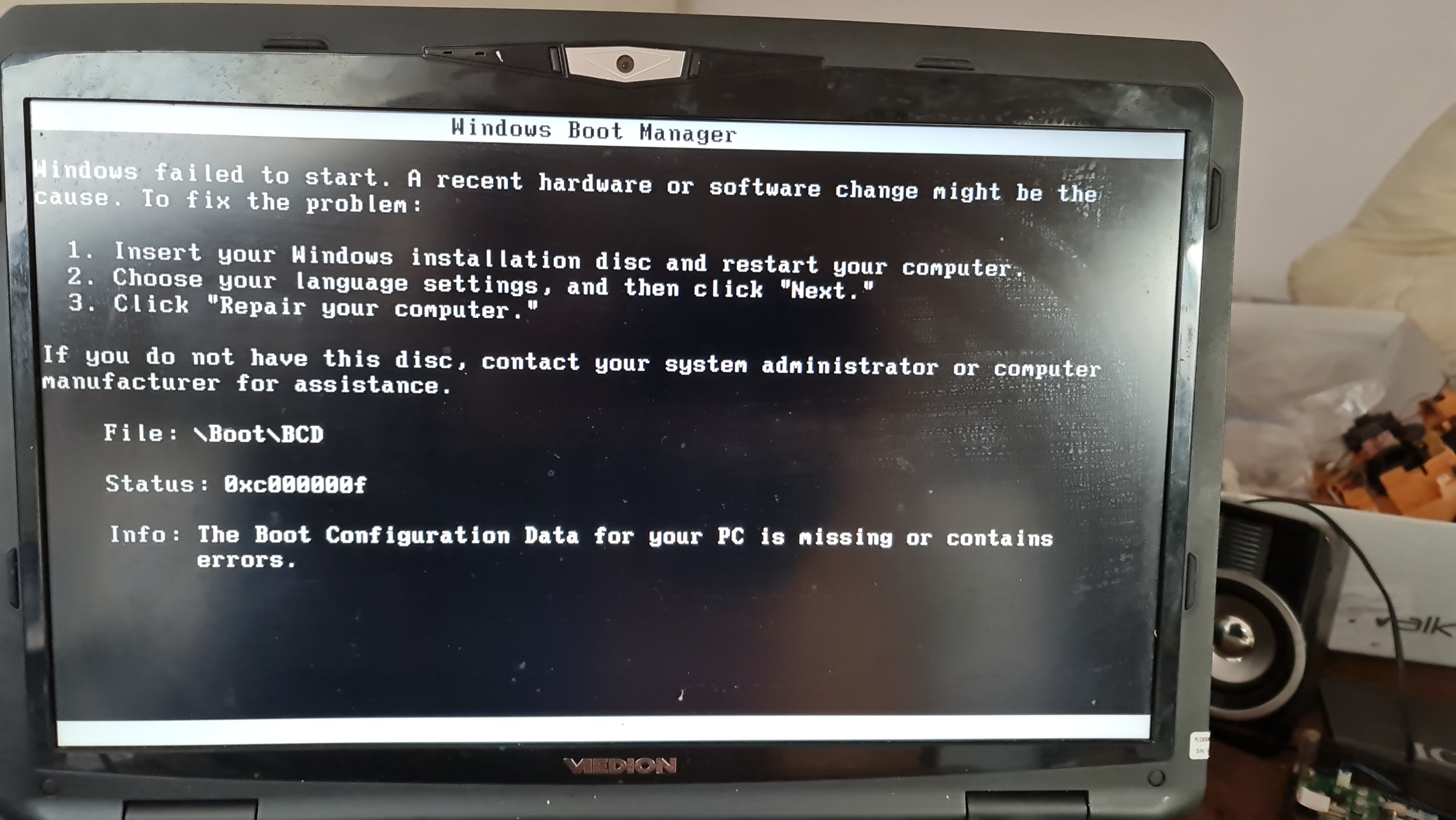 Medion Erazer X7827 does not access BIOS - MEDION Community