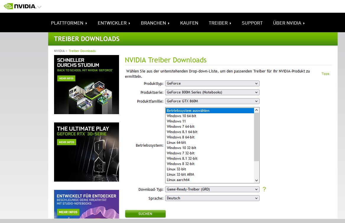 Dieser Nvidia Grafiktreiber ist mit dieser Windows... - MEDION Community