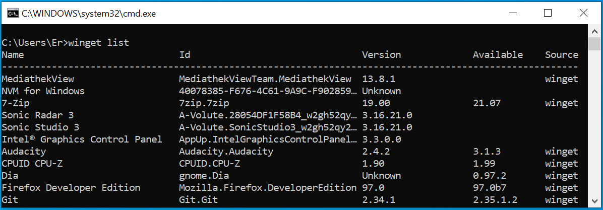 What is Winget and how and for what do I use it? - MEDION Community