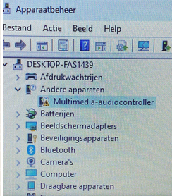 Audio werkt niet, geen juiste audio driver te vind... - MEDION Community