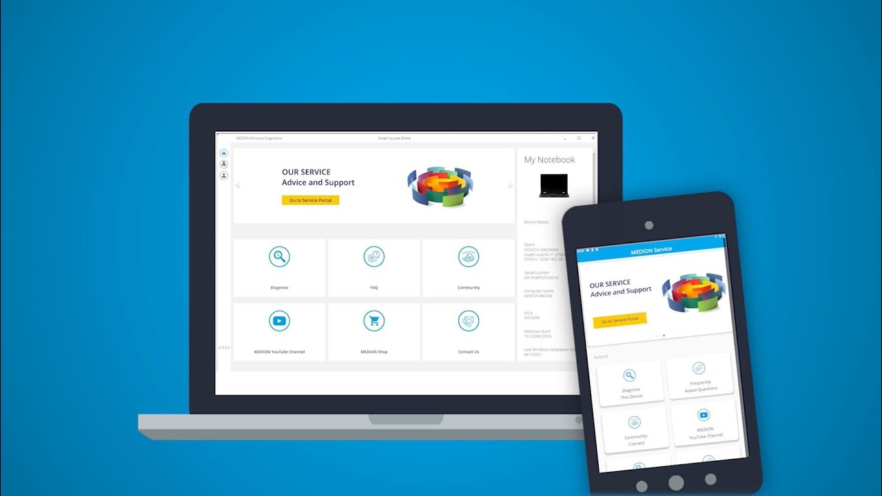 Tips: How does the MEDION Service App work? - MEDION Community