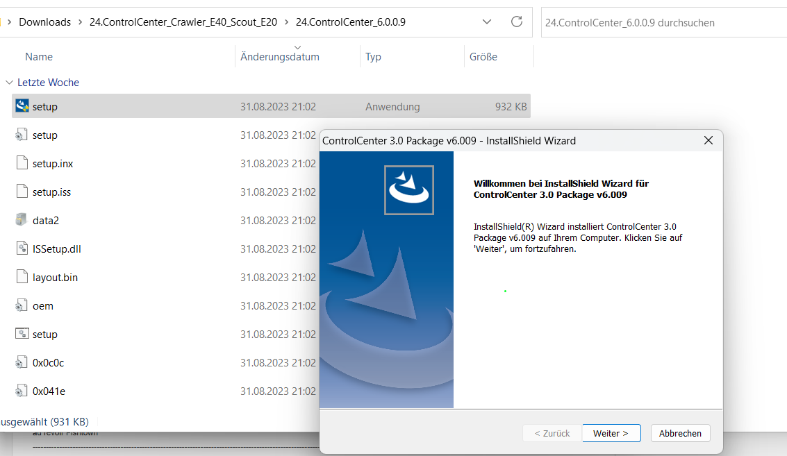 Problème installation Controle Center Erazer Crawl... - MEDION Community