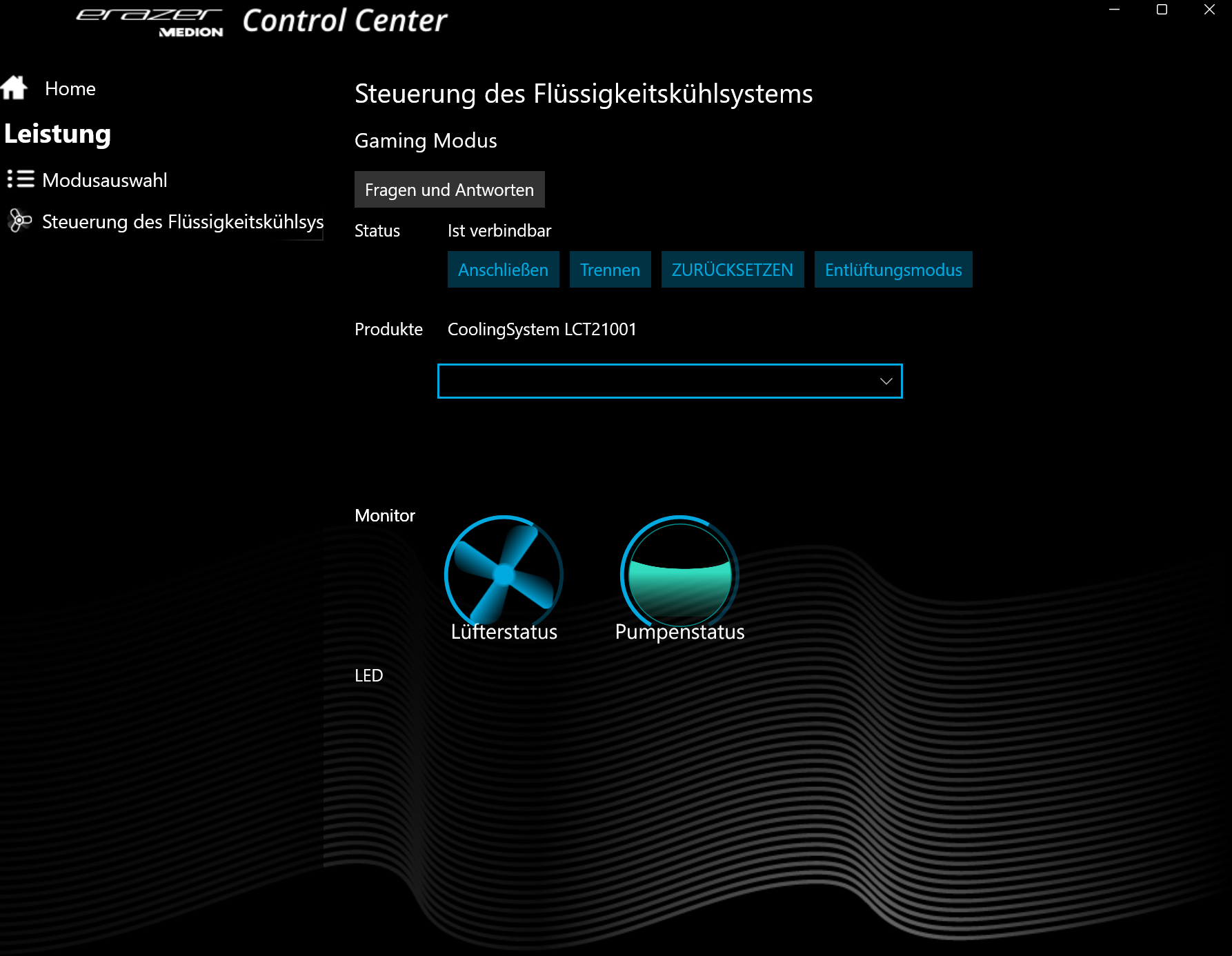 Gelöst: cooling kit wird nicht im control center angezeigt - MEDION ...
