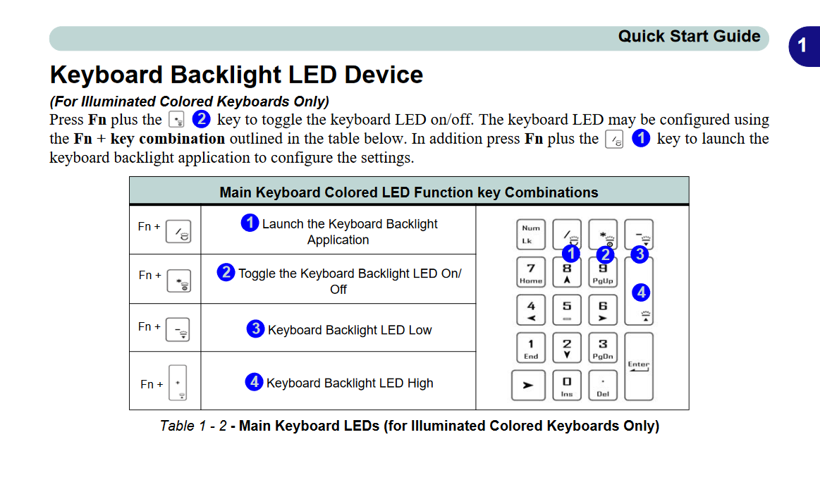 keyboard backlight not turning on - MEDION Community