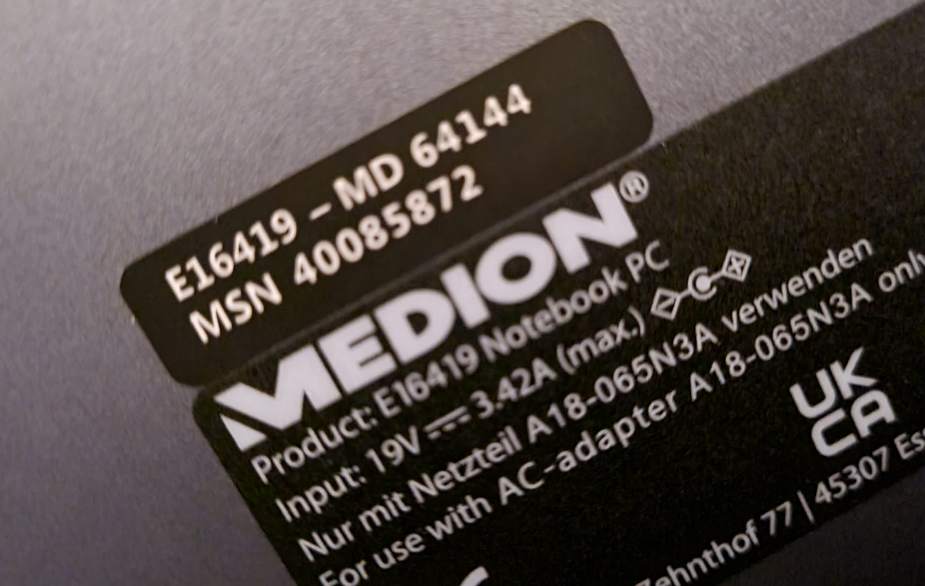 Touchpad MD 64144 funktioniert nicht mehr - MEDION Community