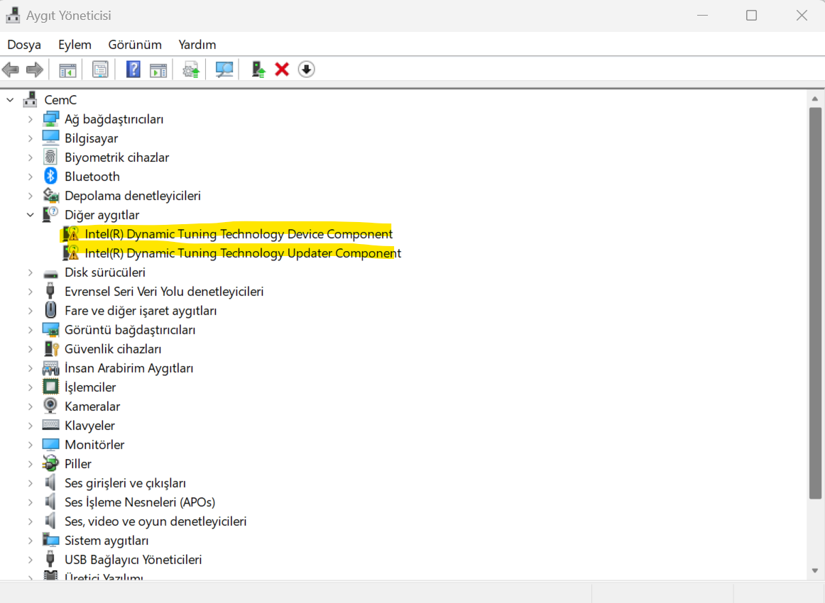 Medion Erazer Major X20 Intel(R) Dynamic Tuning Te... - MEDION Community