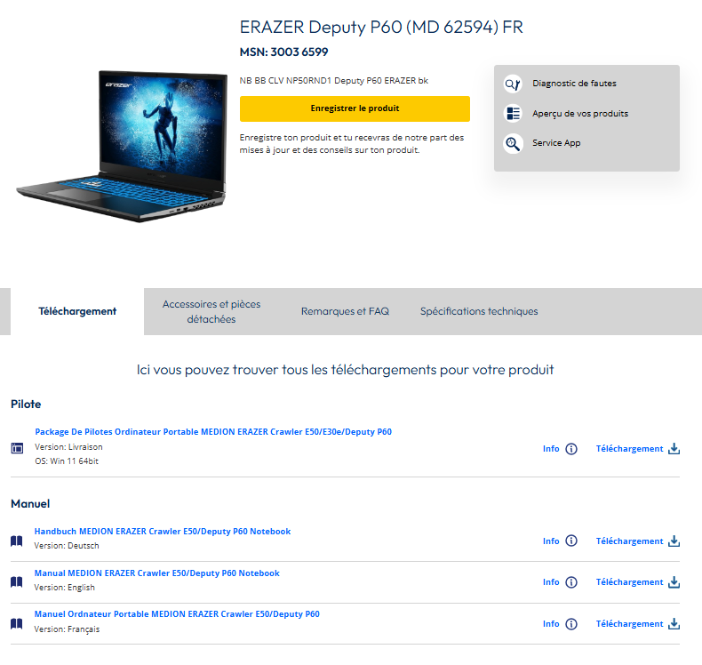Installer MEDION Control Center + Raccourci clavie... - MEDION Community