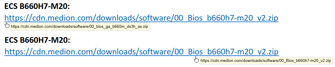 Gelöst: BIOS Update Akoya wegen Intel Bug - MEDION Community