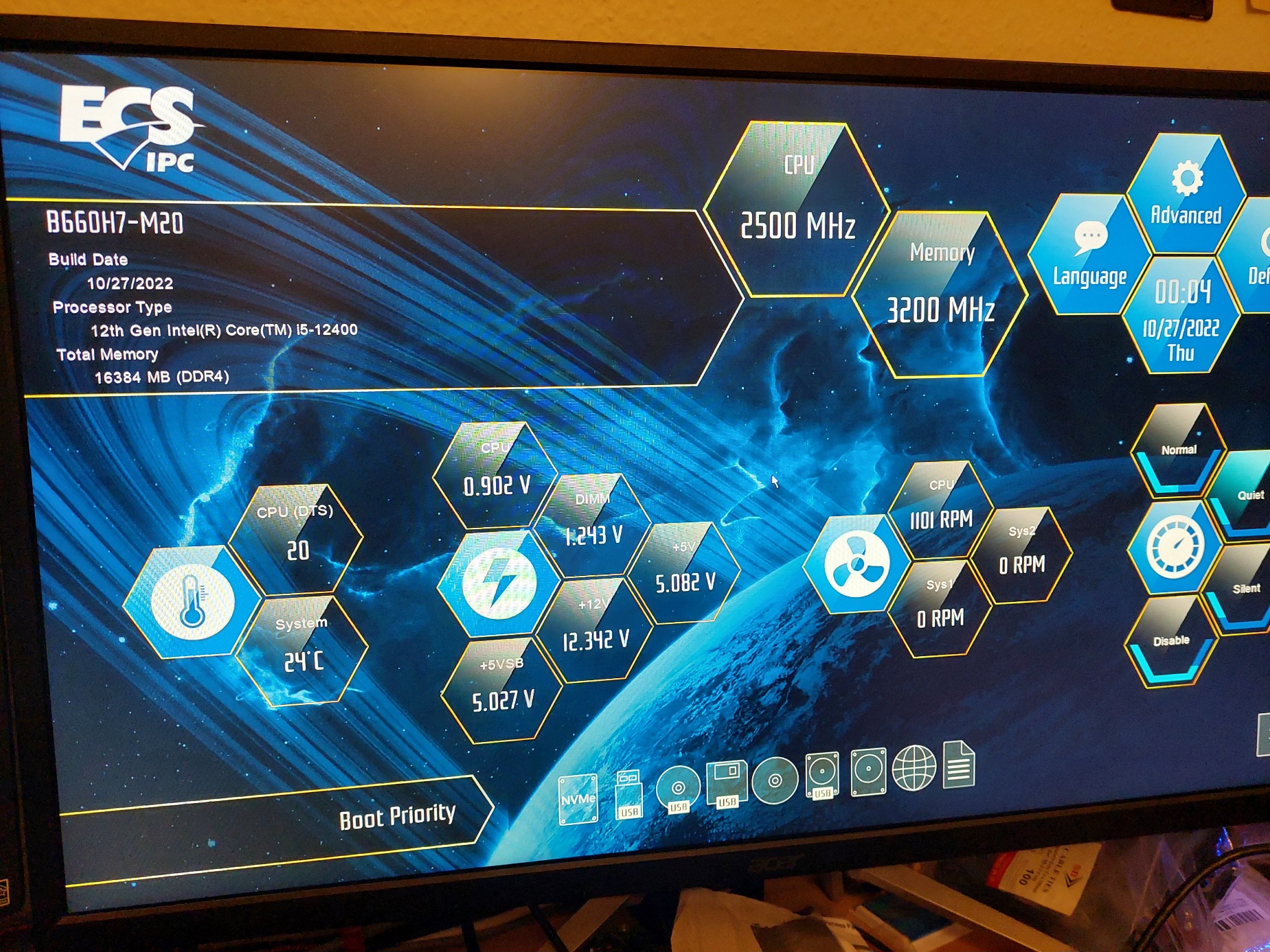 ERAZER P10 activer XMP ou FLASH BIOS avec image EC... - MEDION Community