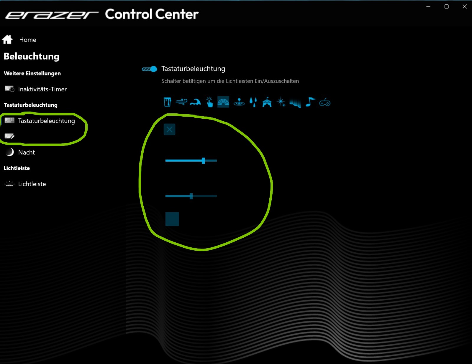 BEAST X40e - Control Center - Einzeltastenbeleucht... - MEDION Community