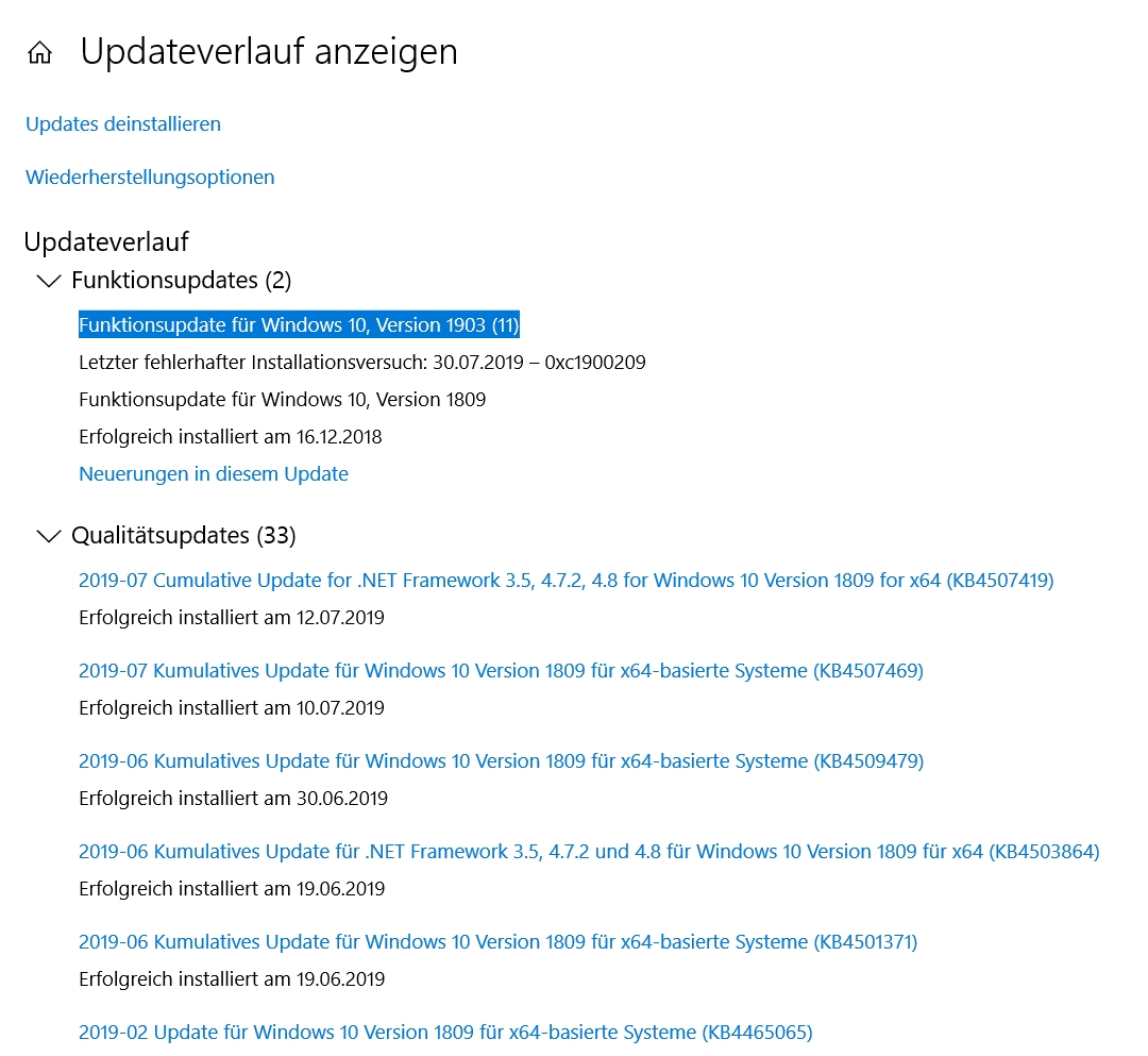 Gelöst: Intel RST Installation Update Windows 10, Vers. 19... - MEDION Community