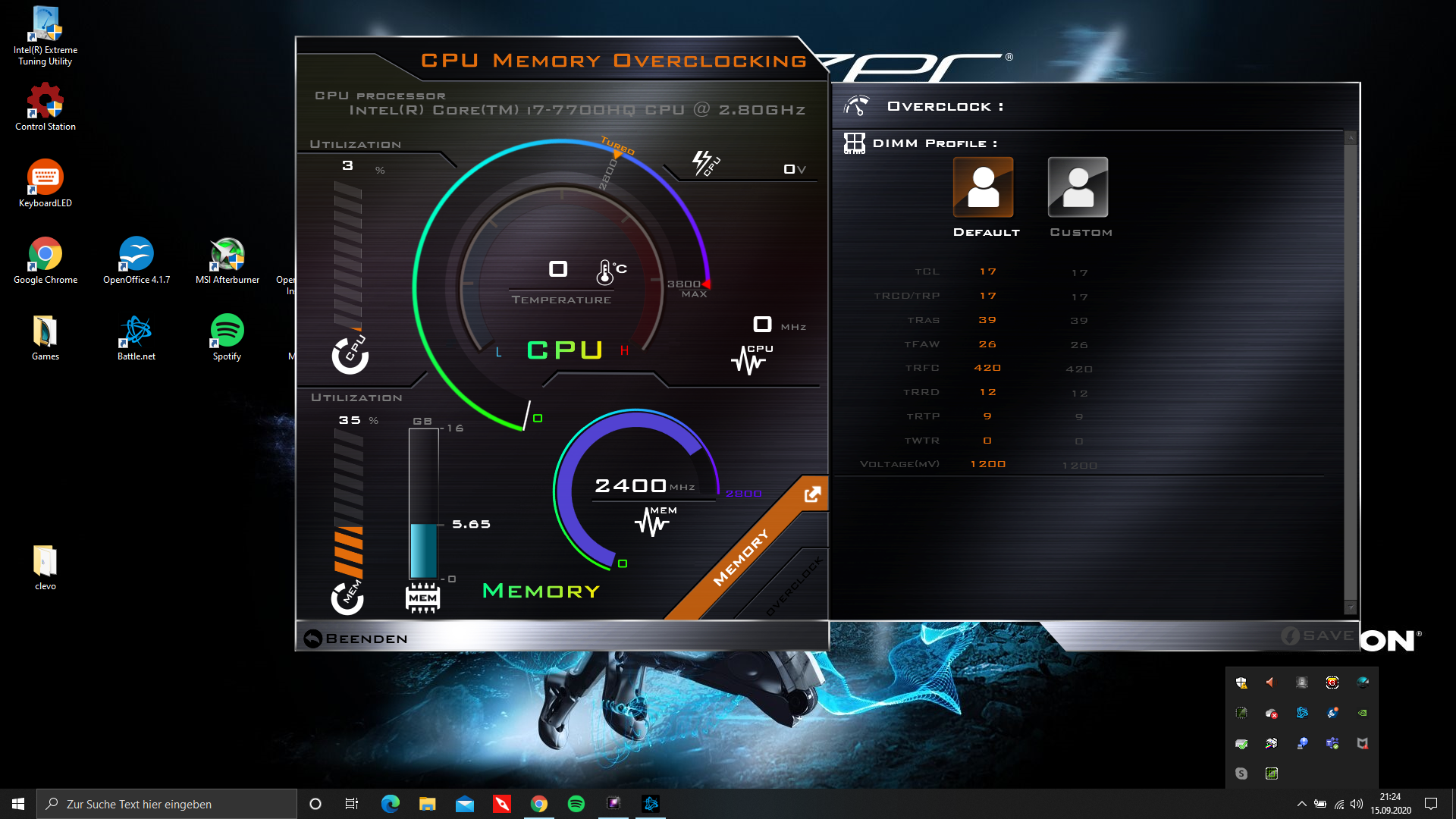 Medion Erazer X7853 MD 60603 Control Center u Über... - MEDION Community