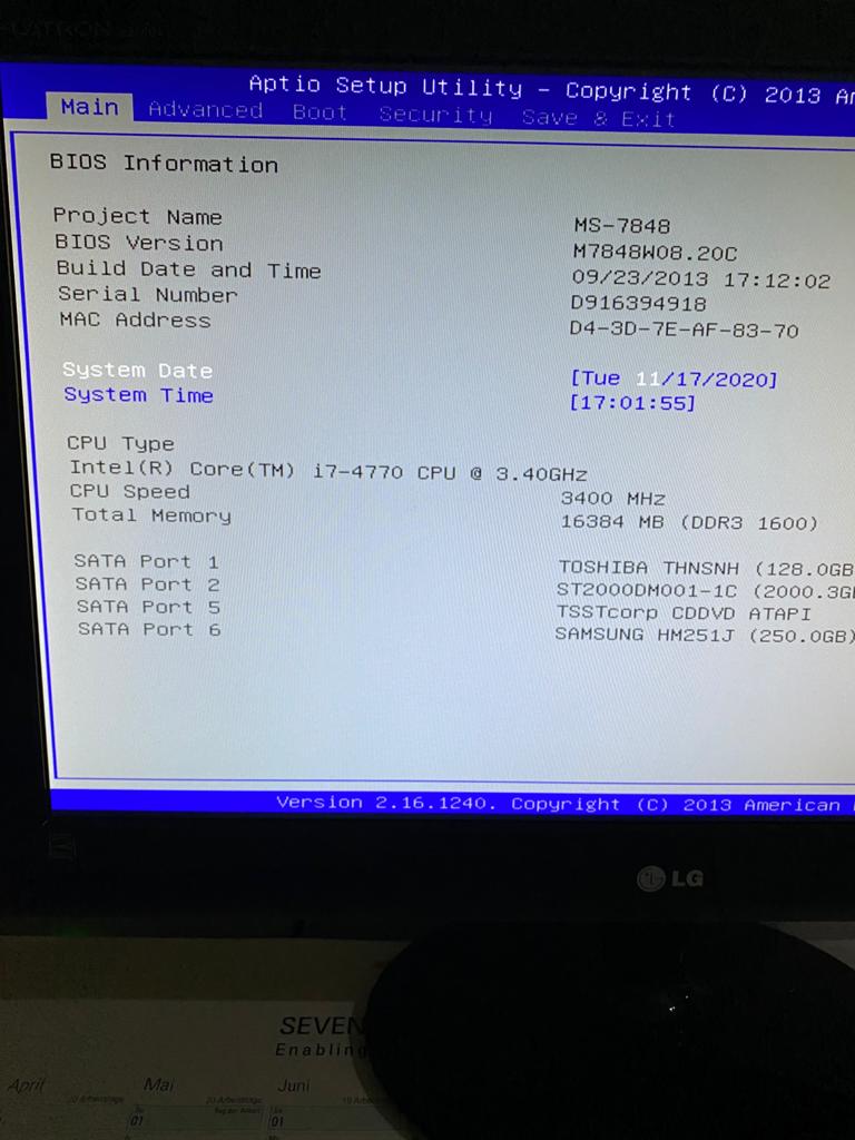 Bios update für Medio MS-7848 – Seite 2 - MEDION Community